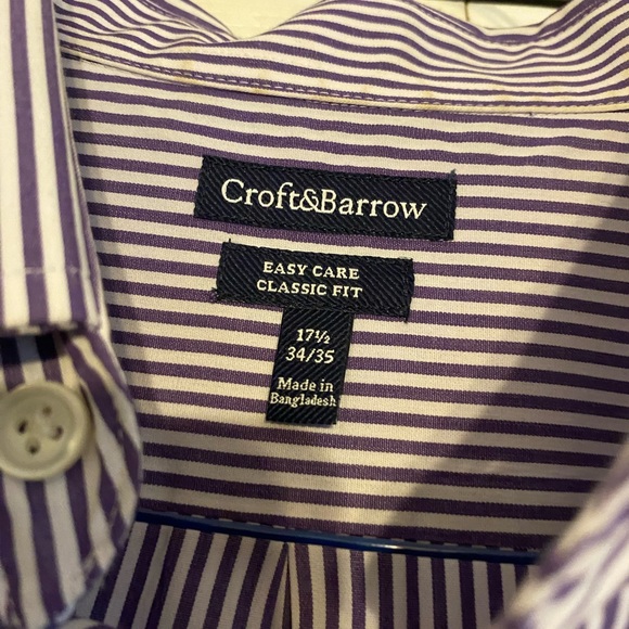 croft & barrow | Shirts | Mens Croft Barrow Long Sleeve Dress Shirt ...